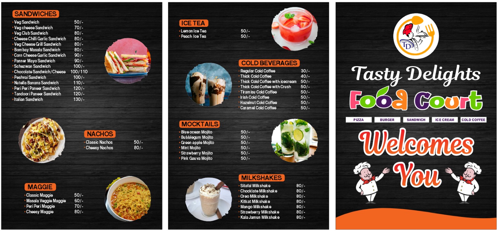 Tasty Delights - Your Neighborhood Cafe